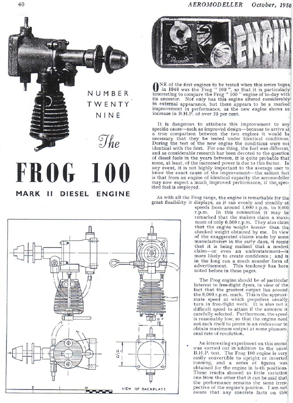 Frog 100 Mk II (1950)