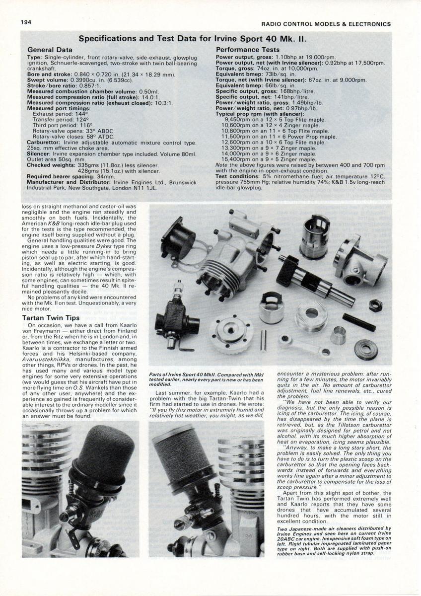 Irvine Sport 40 Mk-II