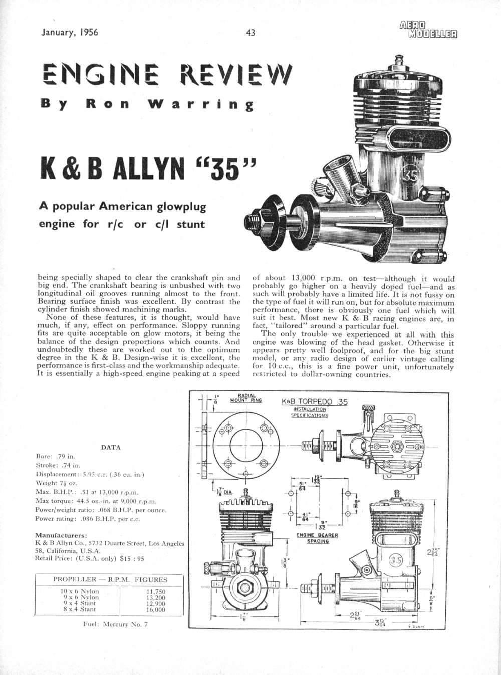 K&B Allyn 35