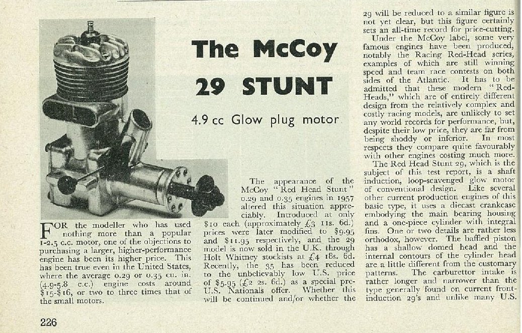 McCoy 29 Stunt