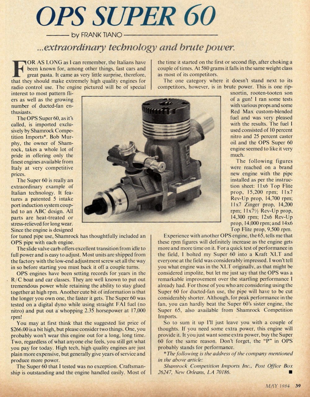 OPS Super 60